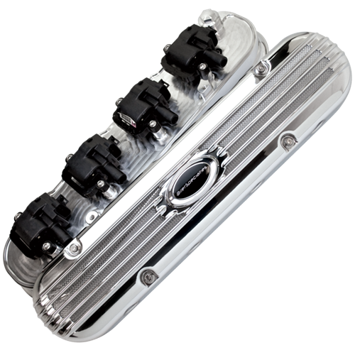 LS Modular Valve Covers Polished - Rides By Kam