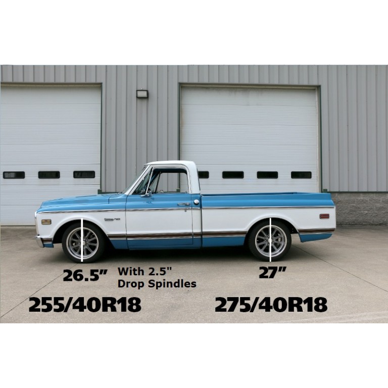 Front Coil Springs, 2″ Drop | 1963-1972 C10 | Pair - Rides By Kam