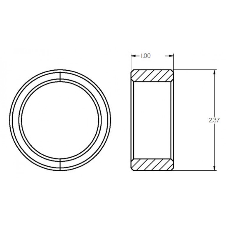 Threaded Ball Joint Ring/Mustang II - Rides By Kam