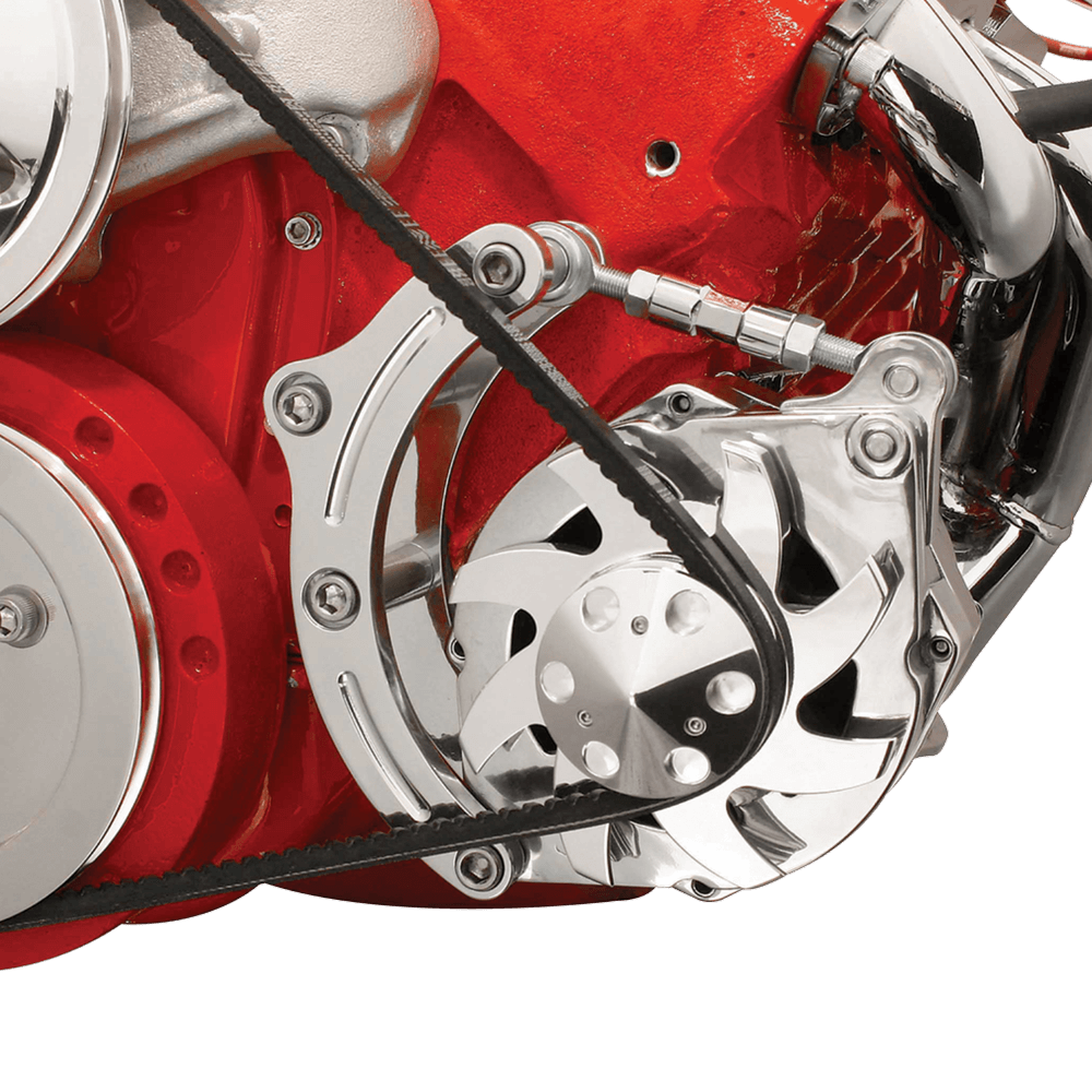 Bracket - Alternator Low Mount V-Groove BBC Short Water Pump - Rides By Kam